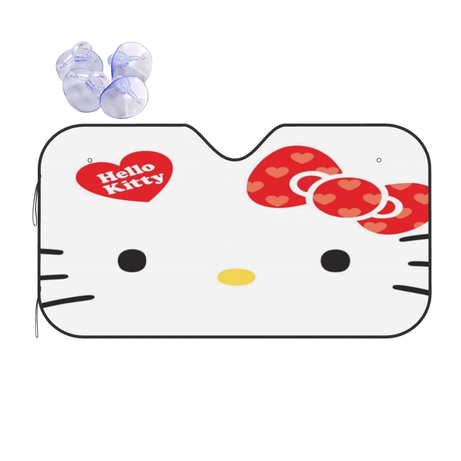 Cat face windshield sunshade – blocks UV rays and keeps the car ...