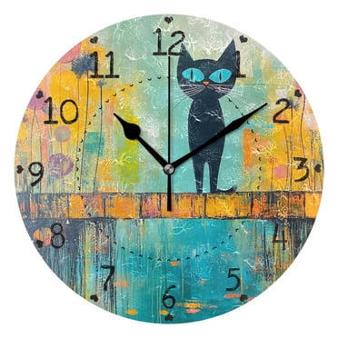 SMILEY FACE Wall Clock happy smilie faces bedroom art - Walmart.com