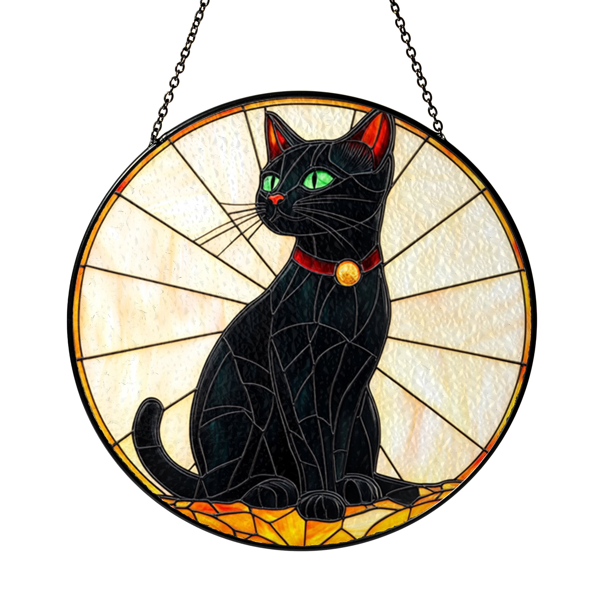 Cat in a Box Acrylic Suncatcher, Sitting Cat Window Hanging Decor, Gift ...