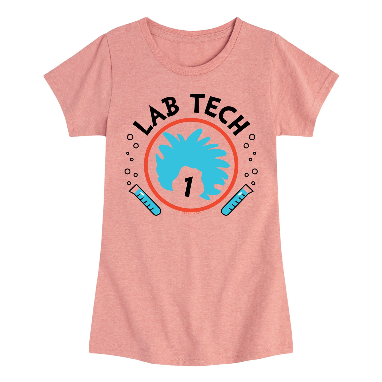 Cat in the Hat - Lab Tech 1 - Toddler And Youth Girls Short Sleeve ...