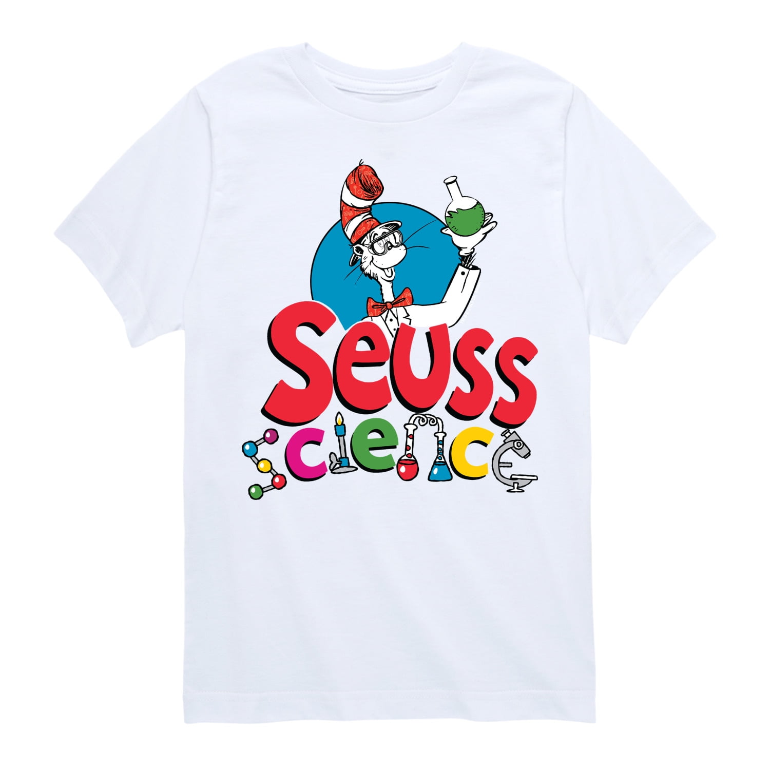 Cat in the Hat - Seuss Science - Toddler And Youth Short Sleeve Graphic ...