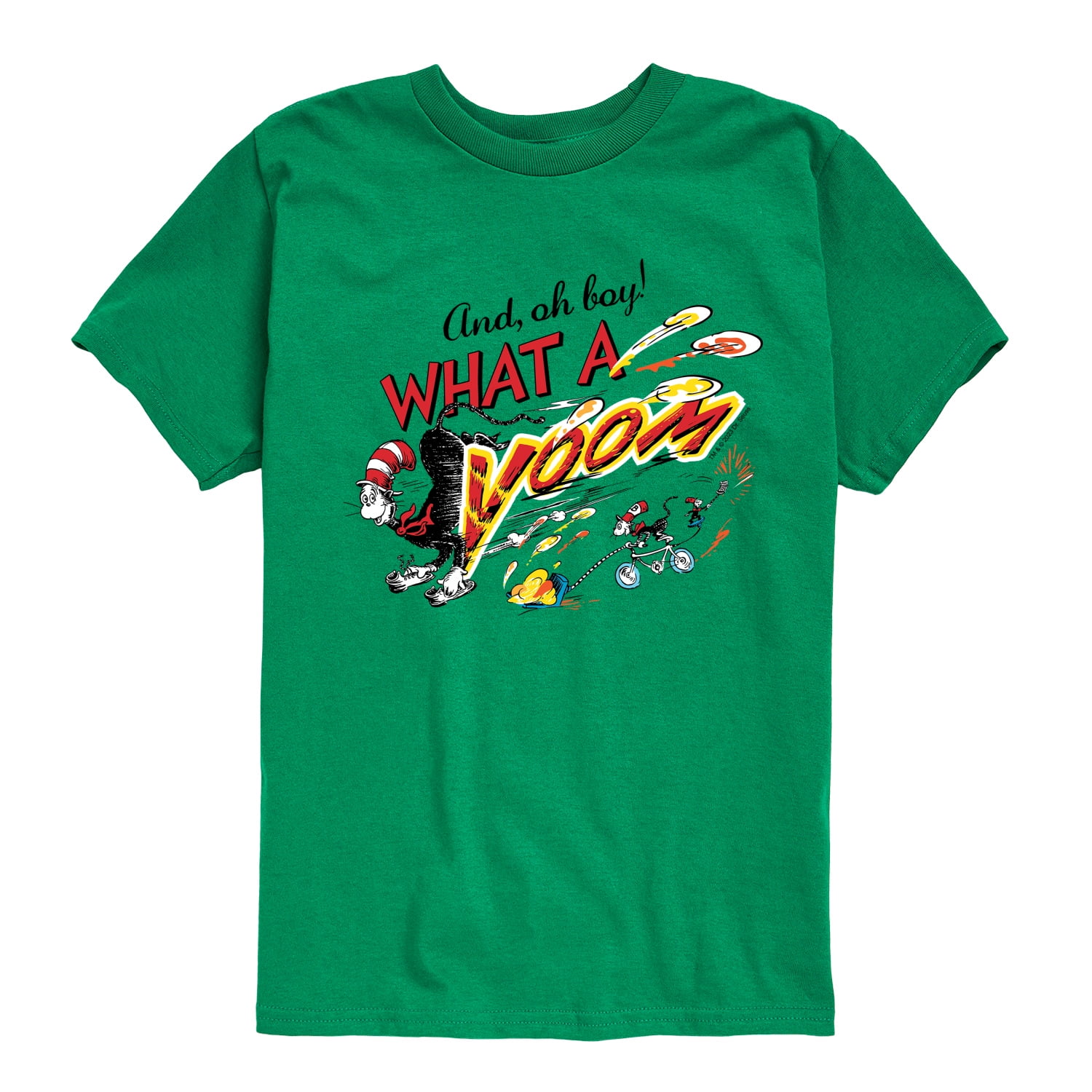 Cat in the Hat - What A Voom - Toddler & Youth Short Sleeve Graphic T ...