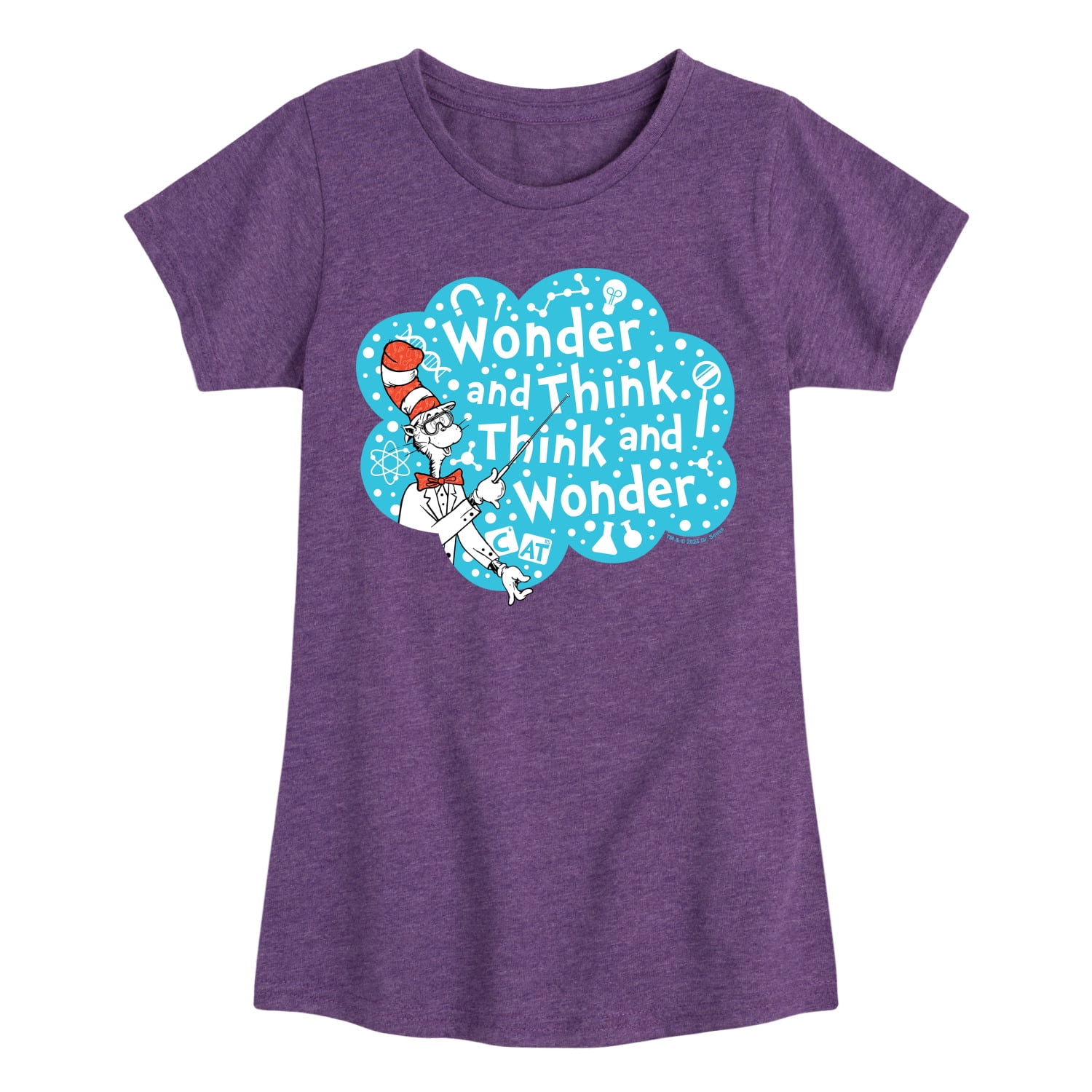 Cat in the Hat - Wonder And Think - Toddler And Youth Girls Short ...