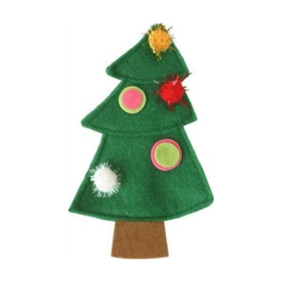 Cat n' Around Organic Catnip Stuffed Cat Christmas Tree Toy - Walmart.com