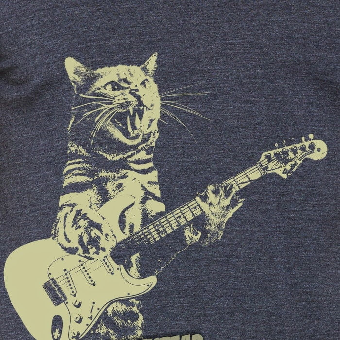 Cat playing guitar shirt | mens cat playing guitar tshirt | music tee ...