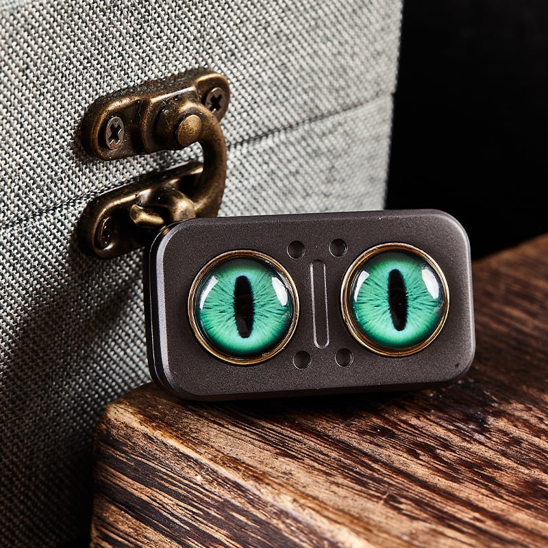 Cat's Eye Push-Pull Slider Fidget Toy Adult Metal Fidget Toy Finger ...