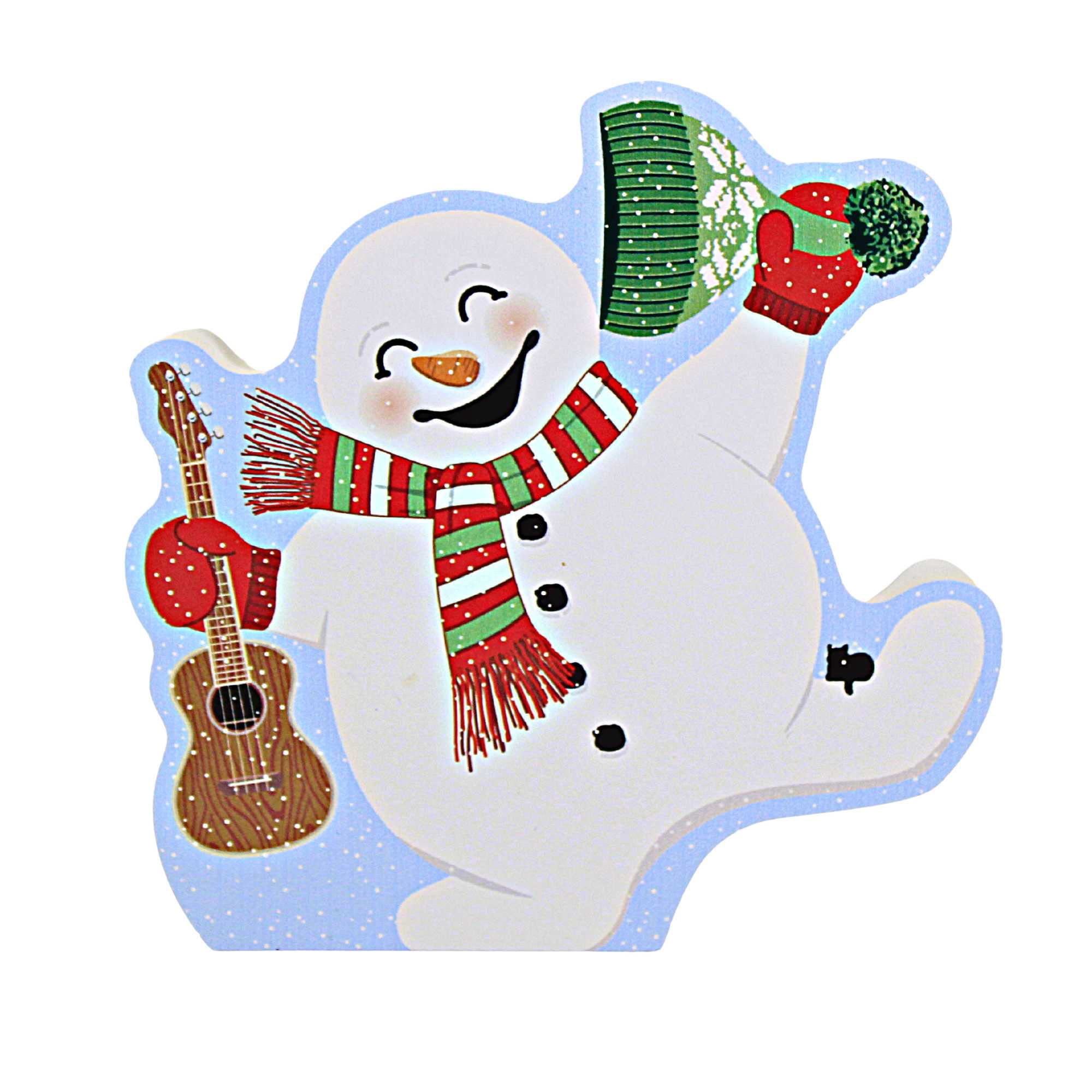 Cat's Meow Village Dance To The Music Snowman - One Figurine 4.25 Inch ...
