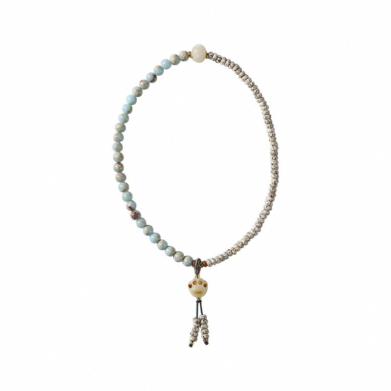 Cat's Paw Xingyue Bodhi Wrapped Shoushan Stone Bracelet Girls Light ...
