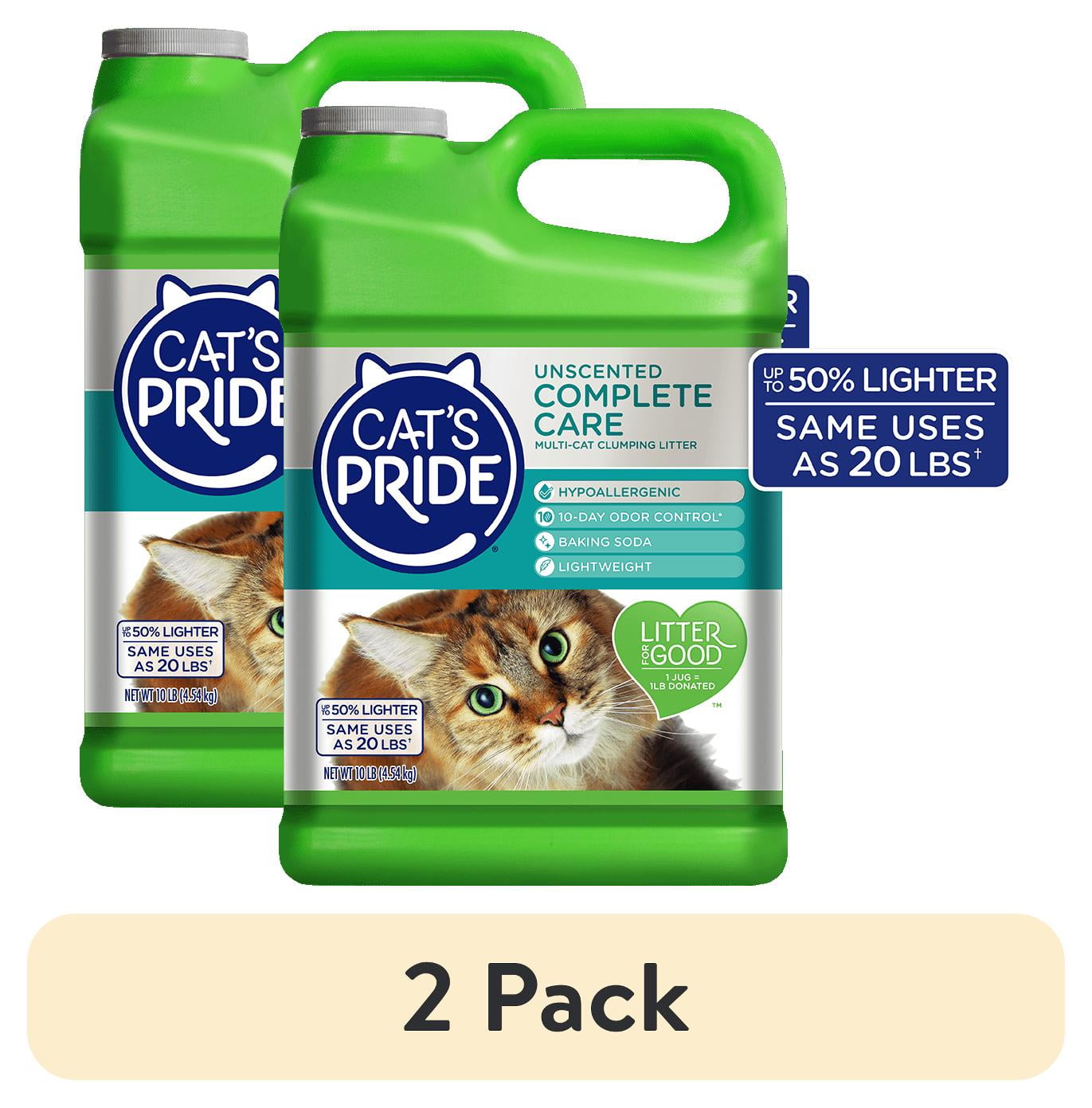 (2 pack) Cat's Pride Complete Care Unscented Multi-Cat Clumping Clay ...