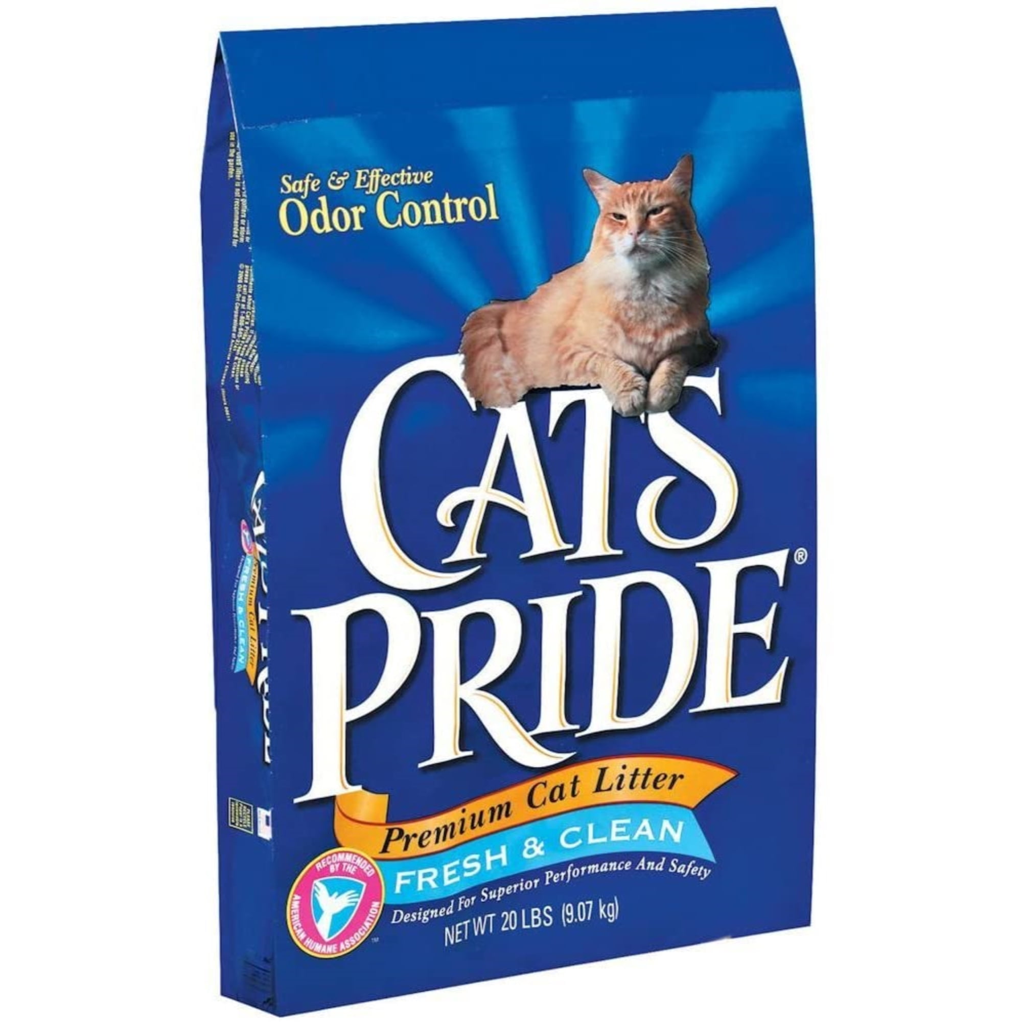 Cat's Pride Fresh & Clean Scented Non-Clumping Cat Litter, 20-Pound Bag ...