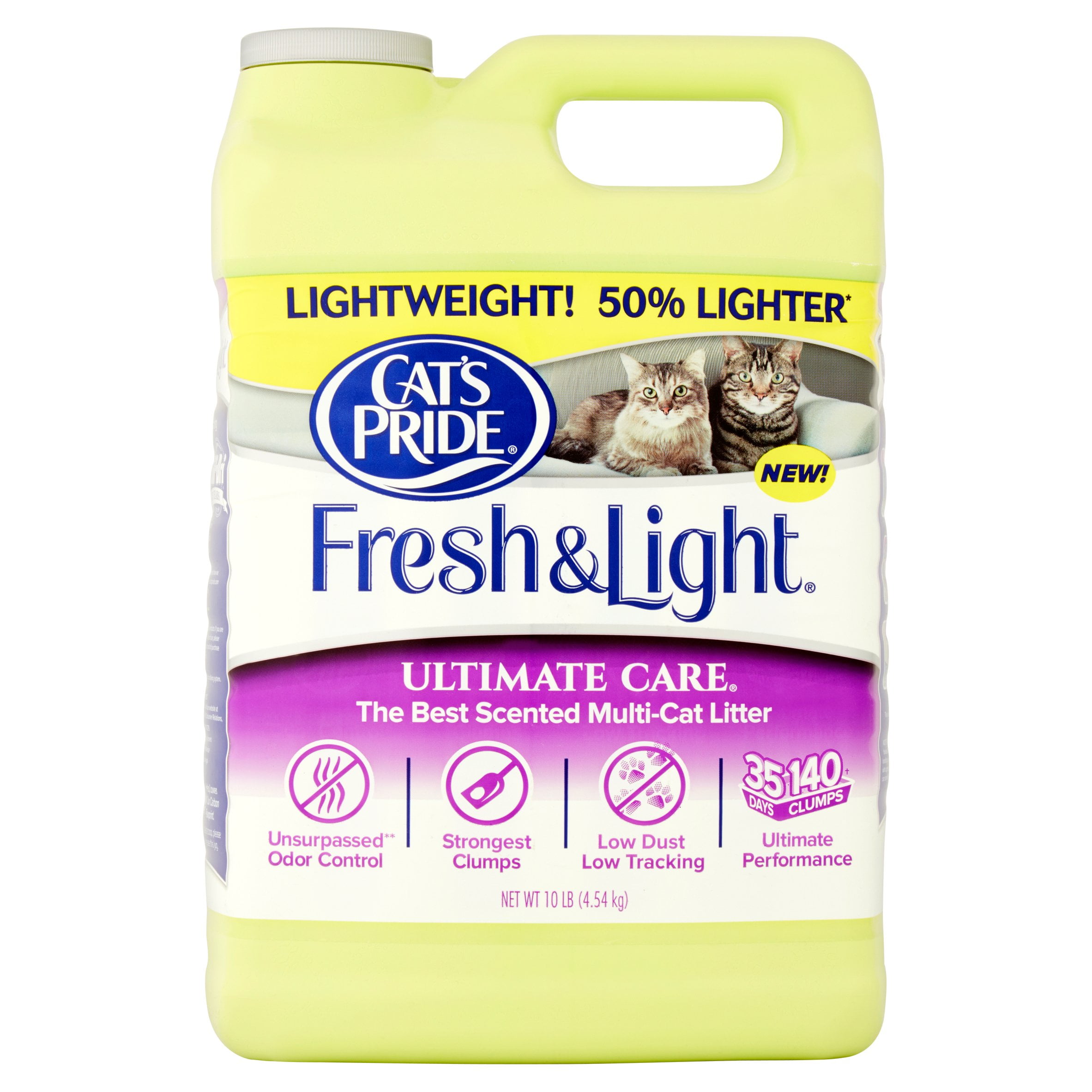 Cat's Pride Fresh and Light Ultimate Care Scented Multi-Cat Litter, 10 ...