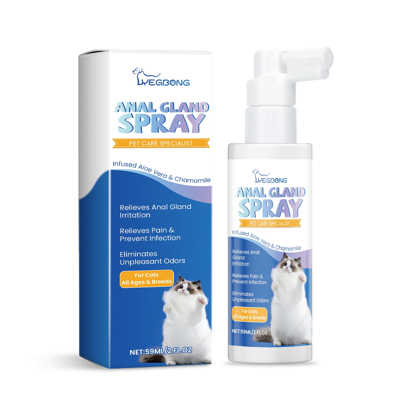 Cat's anal gland odor removing spray fresh odor removing cat's stool ...