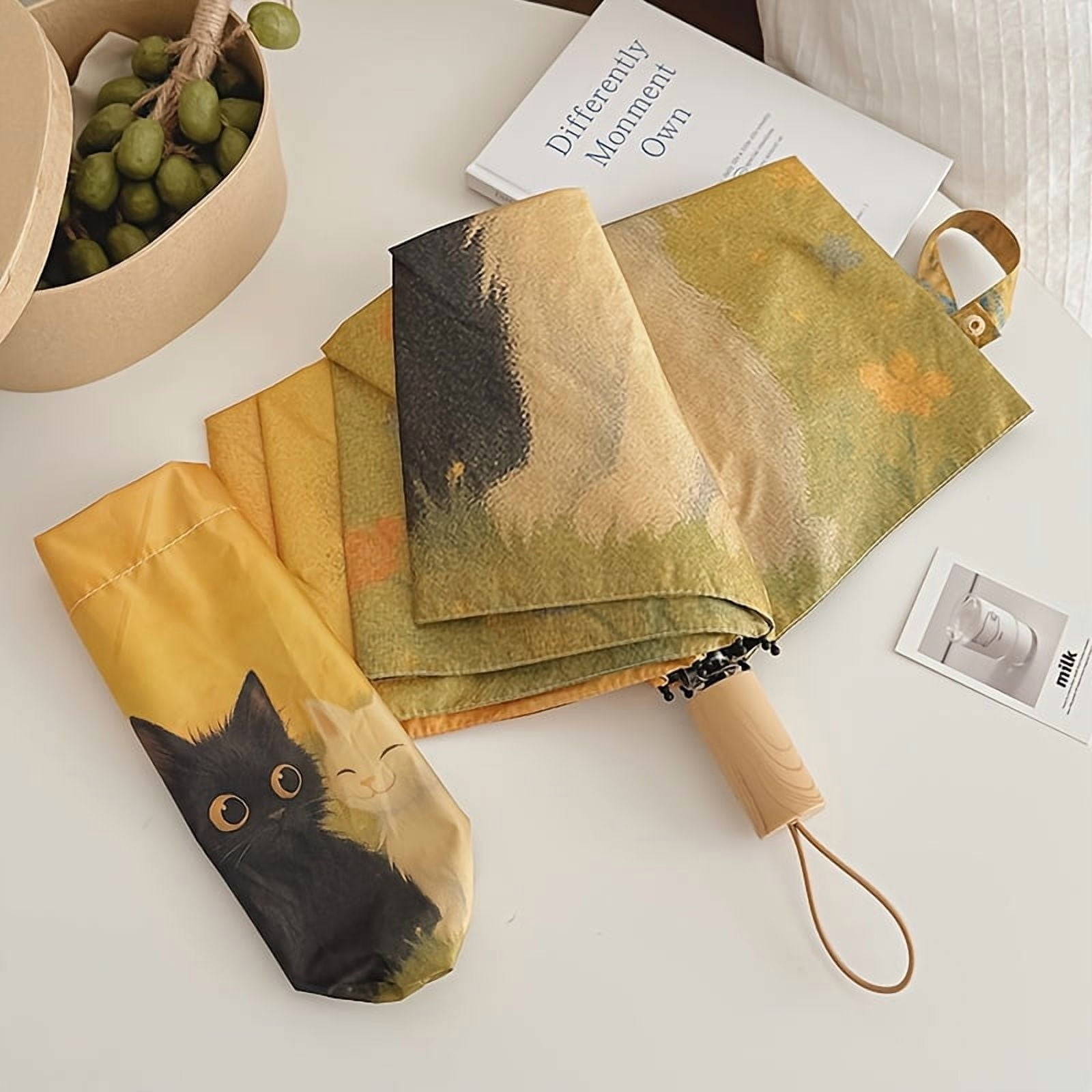 Cat-shaped umbrellas with manual or automatic functions are perfect for ...