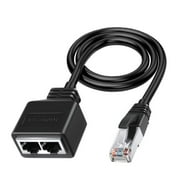 EEEkit RJ45 1 to 3 Port Ethernet Splitter with Cat5, Cat5e, Cat6, Cat7 ...
