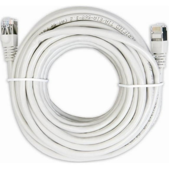 Cat5 Rj45 Shielded Extender Cables 25 Ft - Gray - Walmart.com