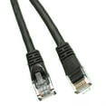 Cat5E Black Ethernet Patch Cable, Snagless - Molded Boot, 1.5 Foot ...