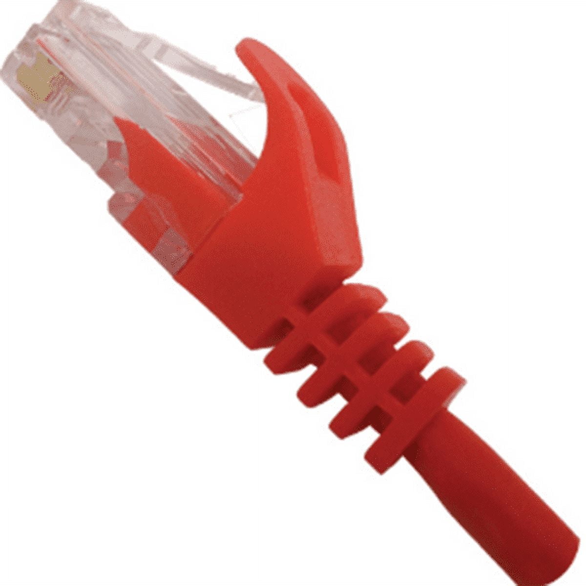 Cat5E Shielded Ethernet Patch Cable Red 20ft - Internet Cable Snagless ...