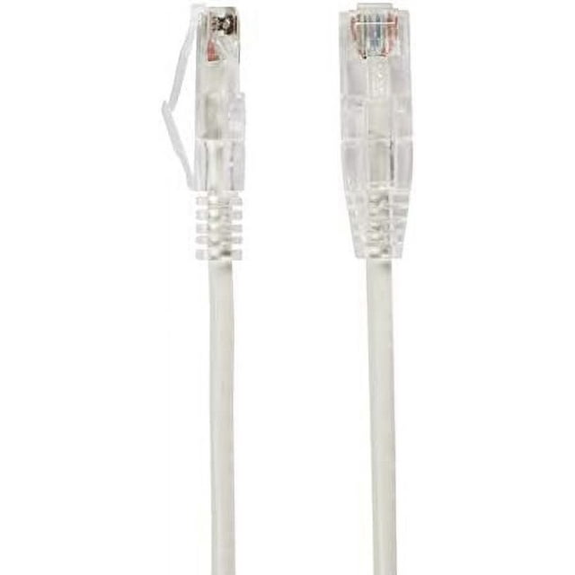 Cat5e Ethernet Cable, Solid Copper 24AWG UTP, Strain Relief Boot, EZ ...