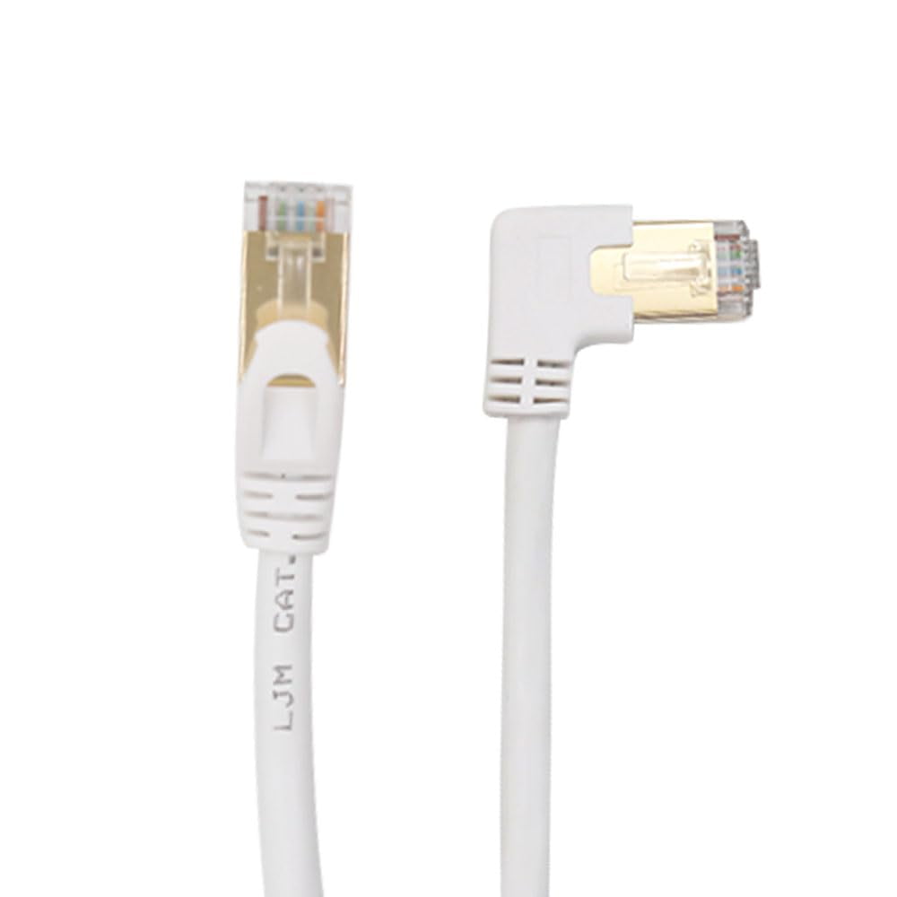 Cat6 Ethernet Cable 90 Degree Downward Right Angle for PC, Router ...