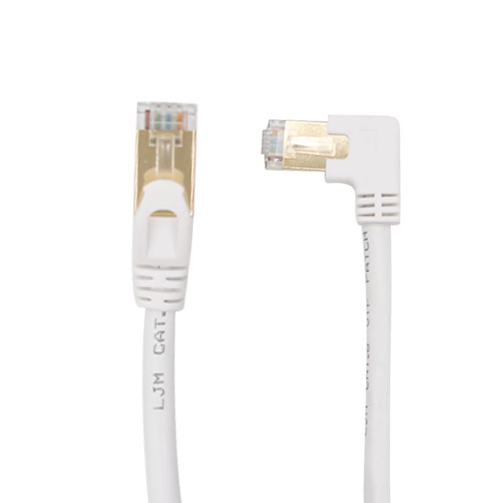 Cat6 Ethernet Cable 90 Degree Downward Right Angle for PC, Router ...