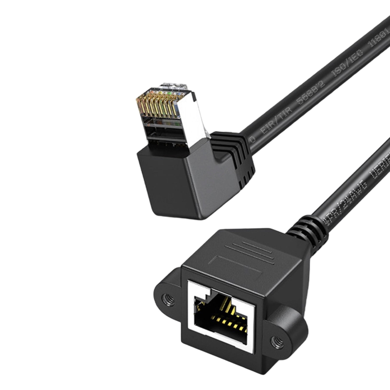 Cat6 Ethernet Extender RJ45 Adapter With Locking Ears Shielded ...