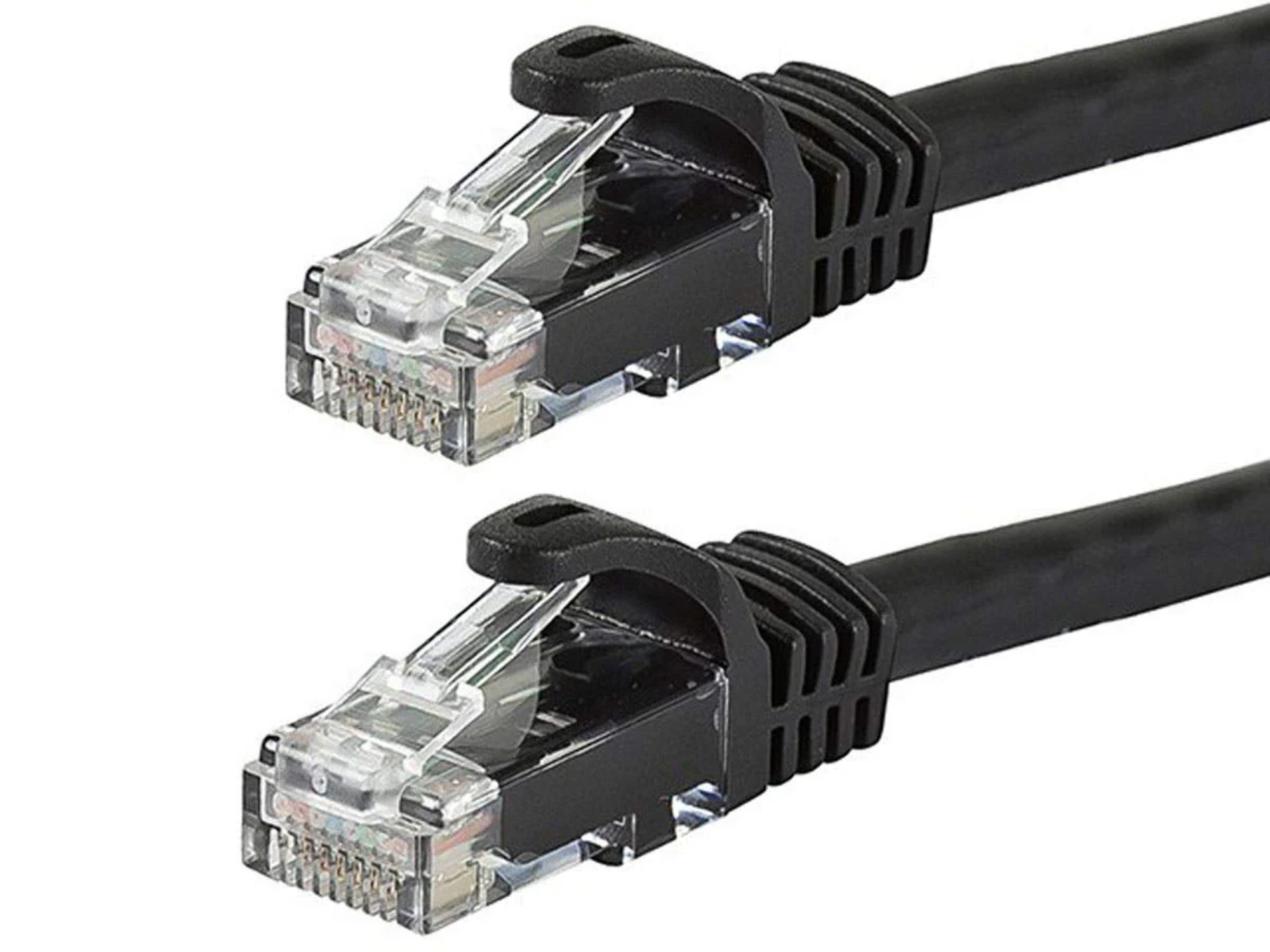 Cat6 Ethernet Patch Cable - 3 Feet - Black | Network Internet Cord ...
