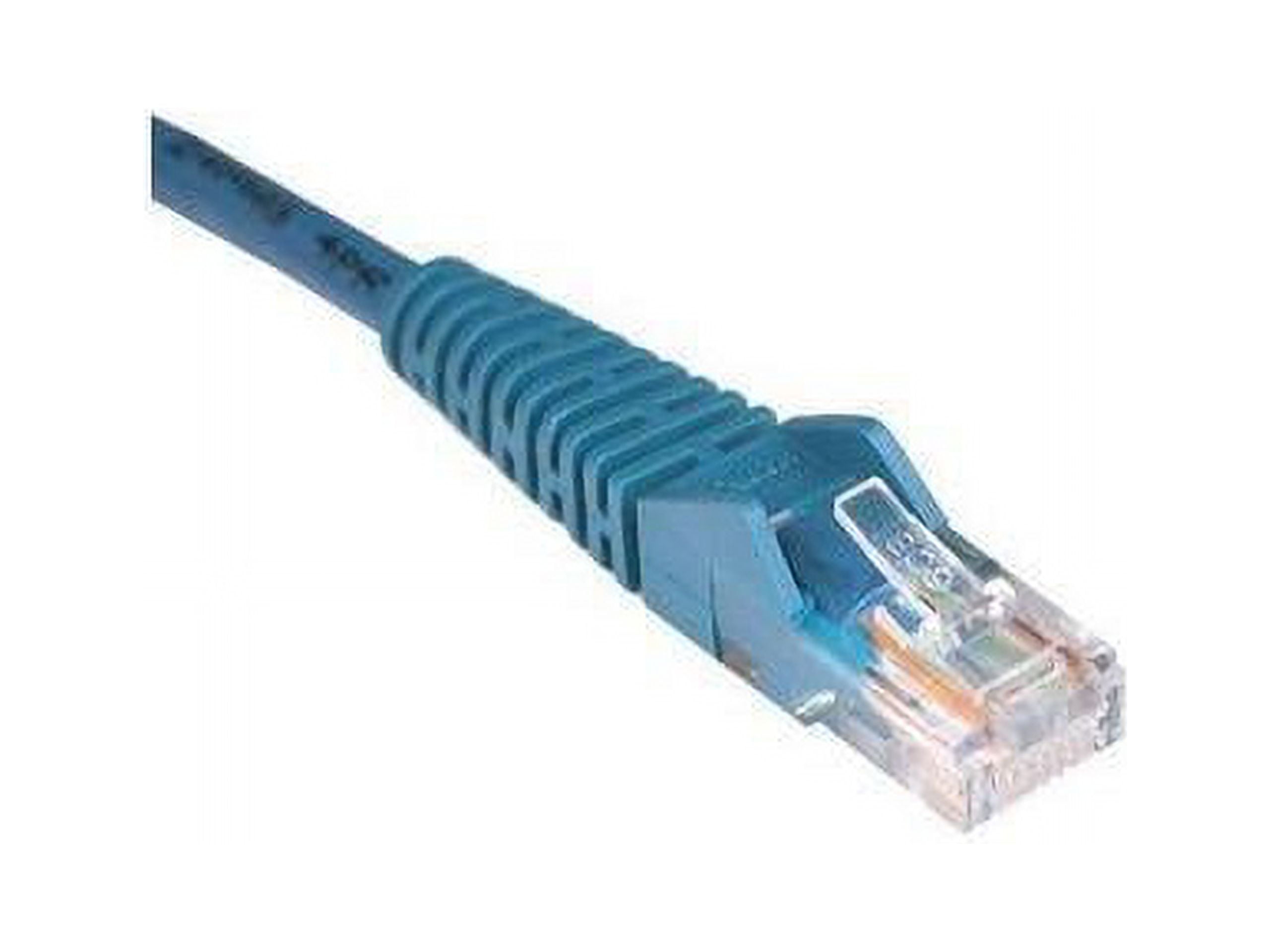 Cat6 Gigabit Snagless Molded Patch Cable RJ45 M/M, 1 ft., Blue ...