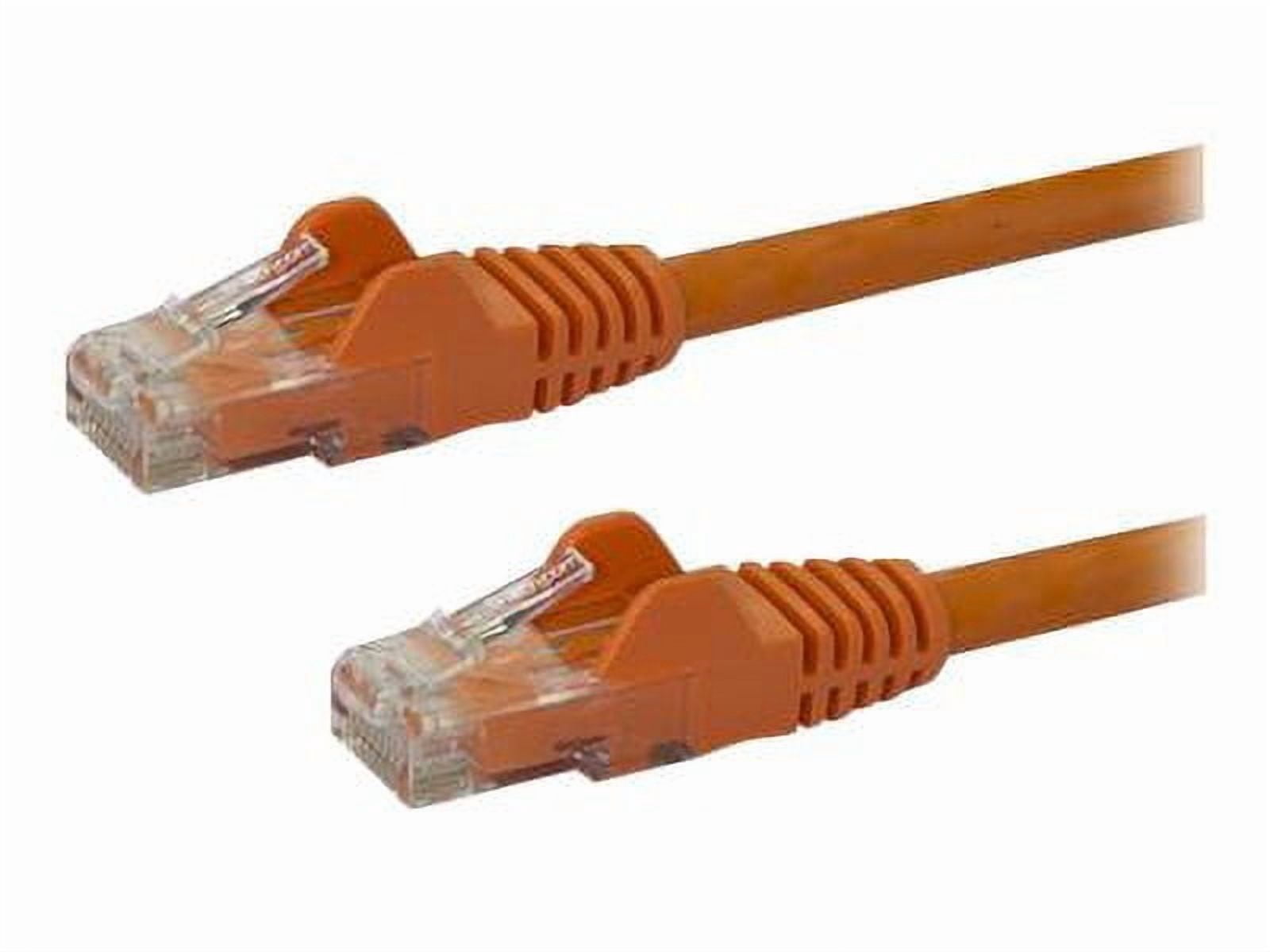 StarTech 9ft CAT6 Ethernet Cable - Orange CAT 6 Gigabit Ethernet Wire ...