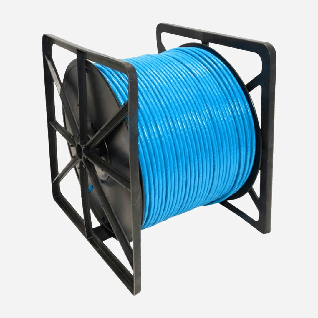 Cat6 Plenum 23AWG Solid Copper F/UTP 1000ft Ethernet Cable Blue CMP ...