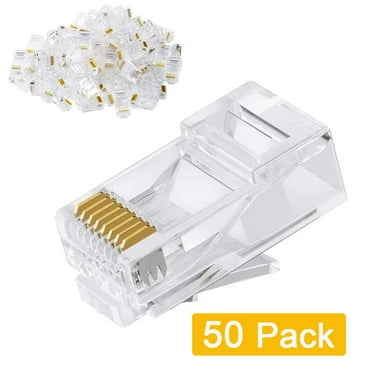 Leviton 5G108-RY5 GigaMax 5E QuickPort Connector, Cat 5E, Yellow ...