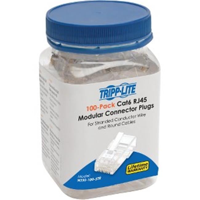 Cat6 RJ45 Modular Plug for Round Stranded UTP Conductor - Walmart.com