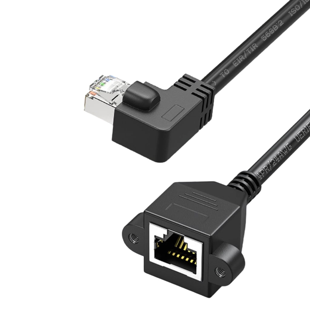 Cat6 Rj45 Cable Extension Adapter Cord FTP Shielded Fixed Ears Stable ...