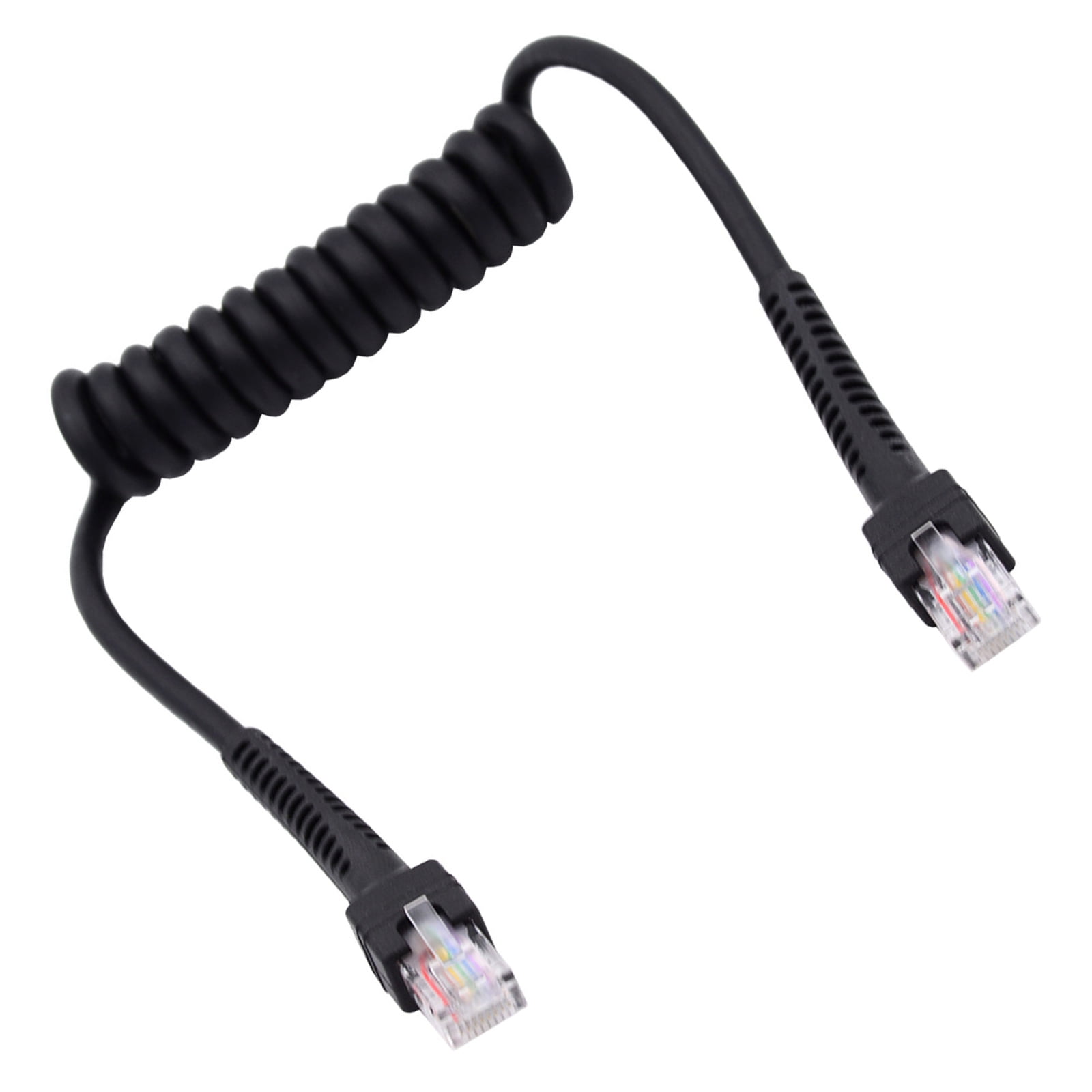 Cat6 Spring Networking Cable 8 Cored 1000Mbps Ethernet Cord with Gold ...