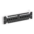 Manhattan 12- Port Cat6 Wall-Mount Patch Panel for Reliable Network ...