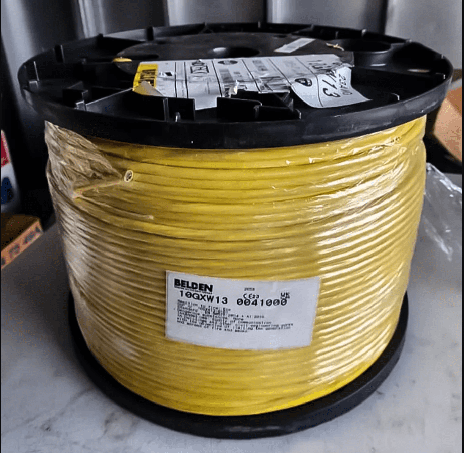 Belden Cat6A Plenum 10GXW13 Solid Copper 23AWG 1000ft Ethernet Cable ...