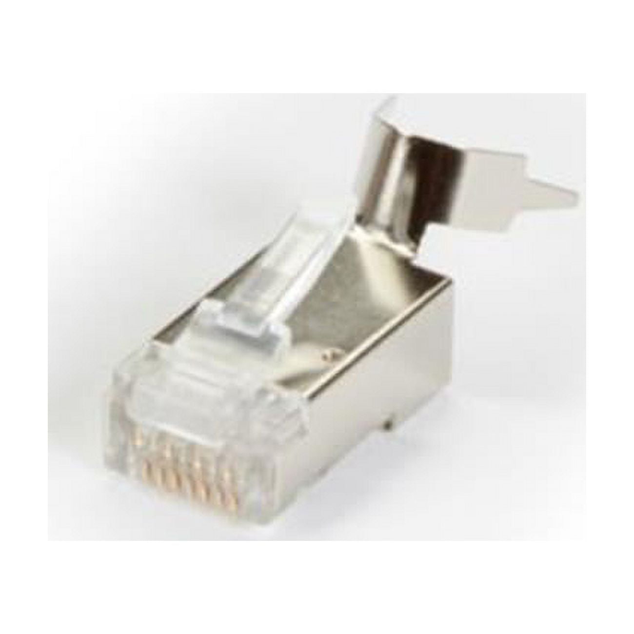 Cat6A Rj-45 Modular Plug Shielded Conector - Pack of 100 - Walmart.com