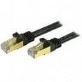 Cat6a 10GbE RJ-45 Cable (7', Black) - Walmart.com