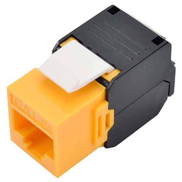 Cat6a 180 Degree Rj45 UTP Toolless Vertical Keystone Jacks - Walmart.com