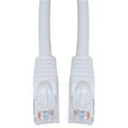 Cat6A White Ethernet Patch Cable, Snagless - Molded Boot, 500 Mhz, 7 ...