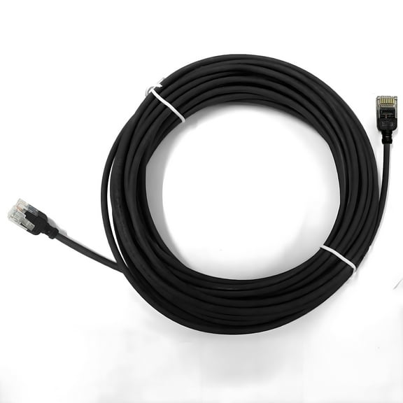 CAT6 Network Ethernet Cable, Solid Copper 23 AWG, RJ45 Pass Through ...