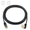 Cat8 90 Degree Ethernet Adapter Cable 6.6Ft, 40Gbps Extreme Thin Right ...
