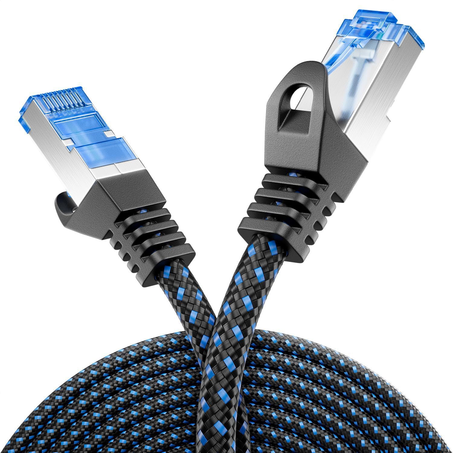 Cat8 Ethernet Cable 2 Meter (6.5 ft) High-Speed 40Gbps 2000MHz Pure ...