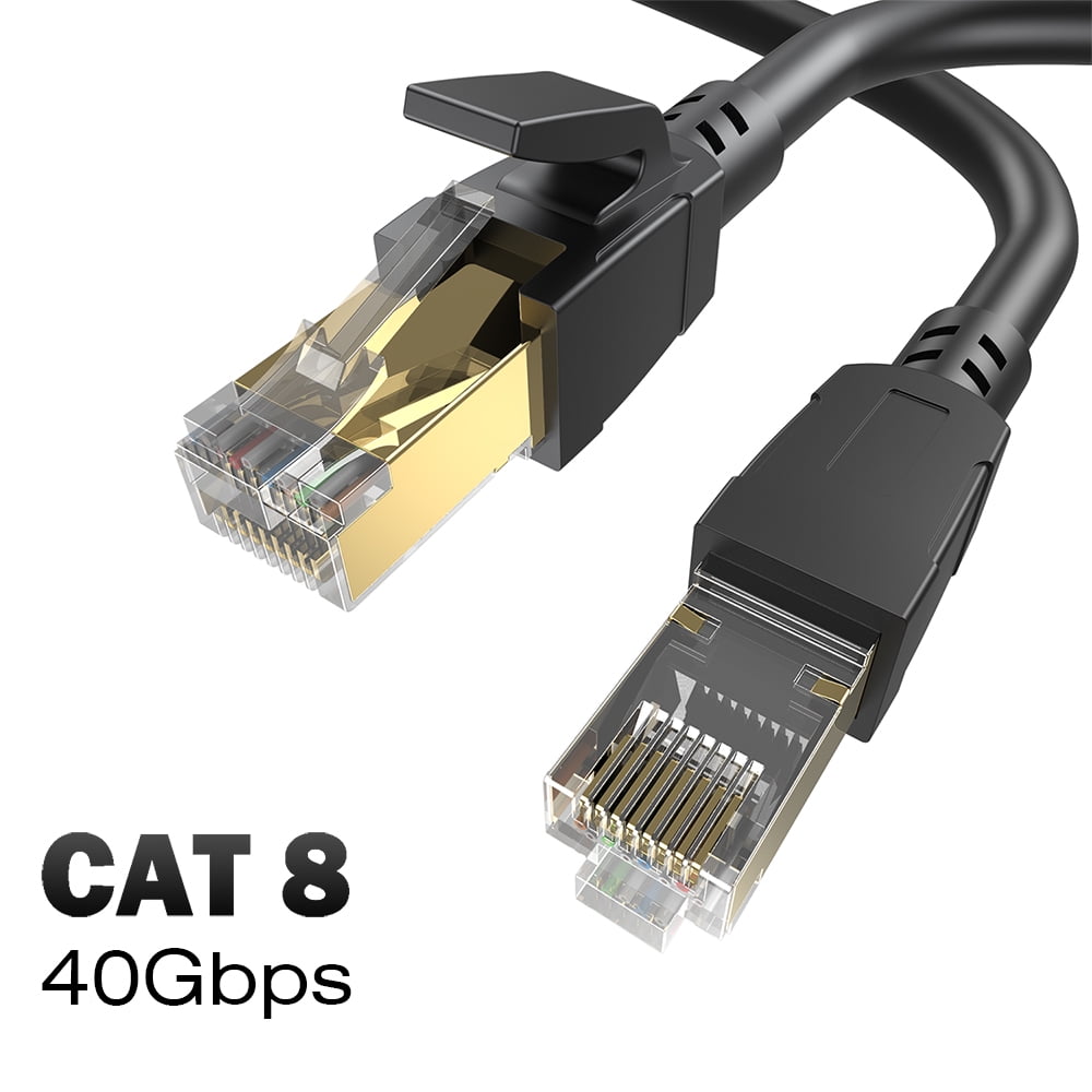 Cat8 Ethernet Cable 2000Mhz CAT 8 40Gbps Network Patch Cable 10m SFTP ...