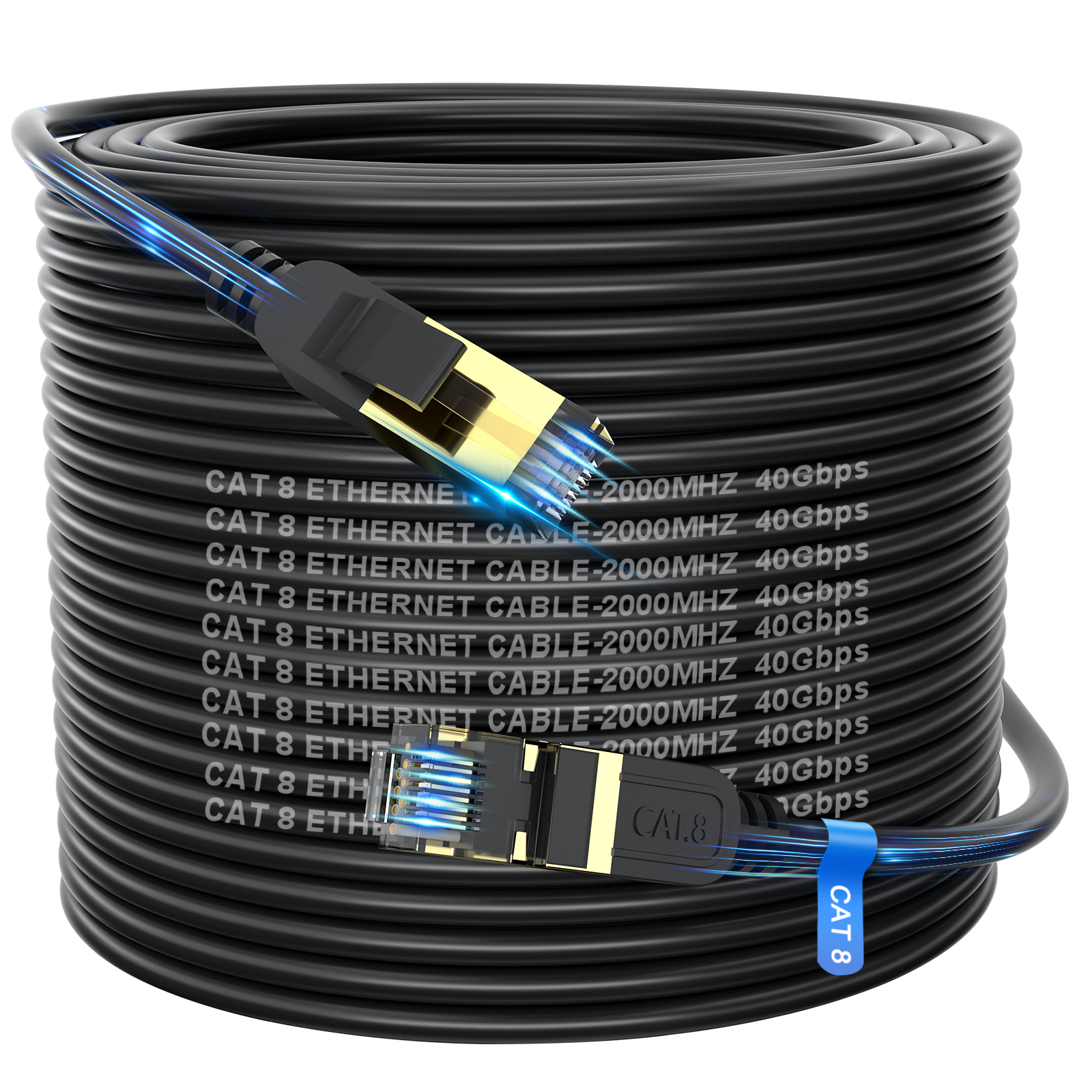 CableVantage New 100ft 30M Cat5 Patch Cord Cable 500mhz Ethernet ...