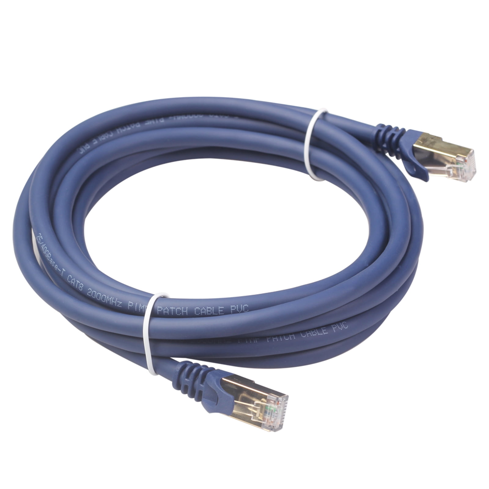 Cat8 Ethernet Cable, Fast Speed Flat Networking Patches Cord, 40Gbps ...