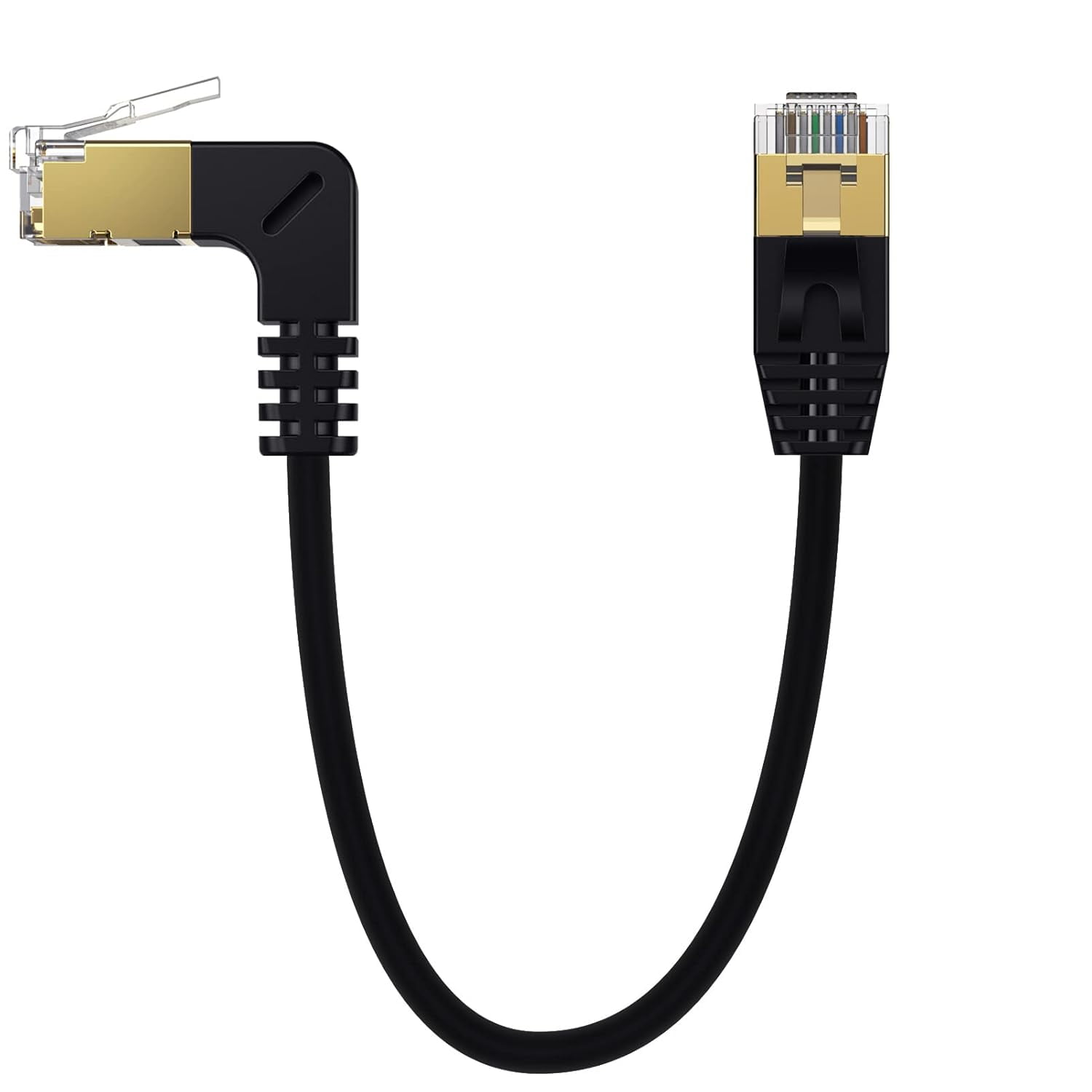 Cat8 Ethernet RJ45 Cable 1.96FT, 32AWG High Speed Cat8 LAN Network Cord ...