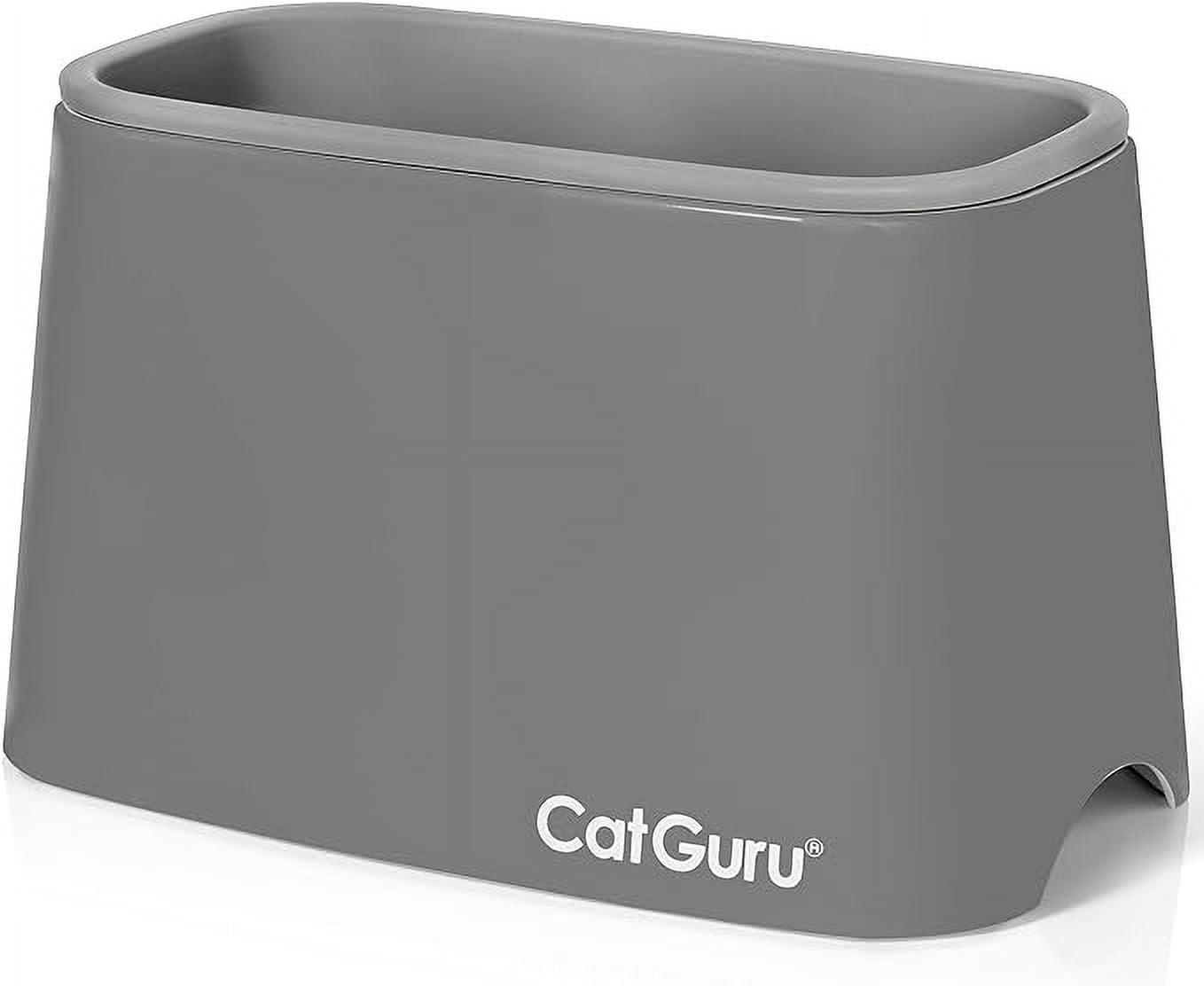 CatGuru Cat Litter Scoop Holder, Gray, Fits Most Scoops, Tidy Floors, 8 ...