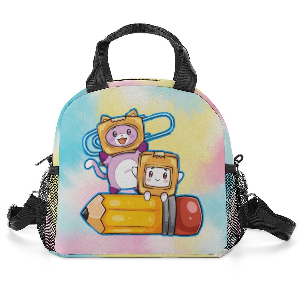 CatLanky Box Merch Lunch Bag With Shoulder Strap Insulated Portable ...