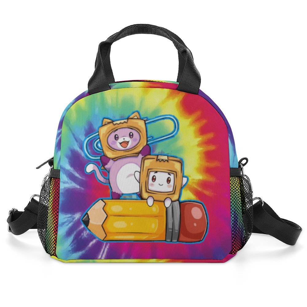 CatLanky Box Merch Lunch Bag With Shoulder Strap Insulated Portable ...