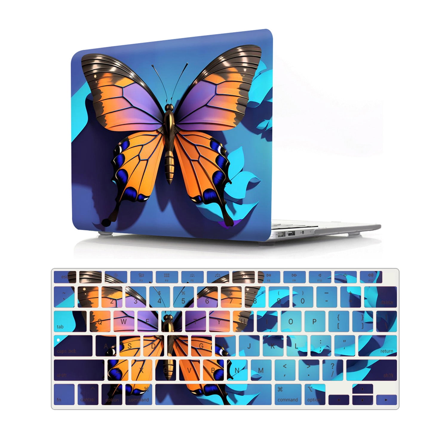 CatXQ Colored Butterfly Design Case for 15 inch Surface Laptop 5/4/3 ...